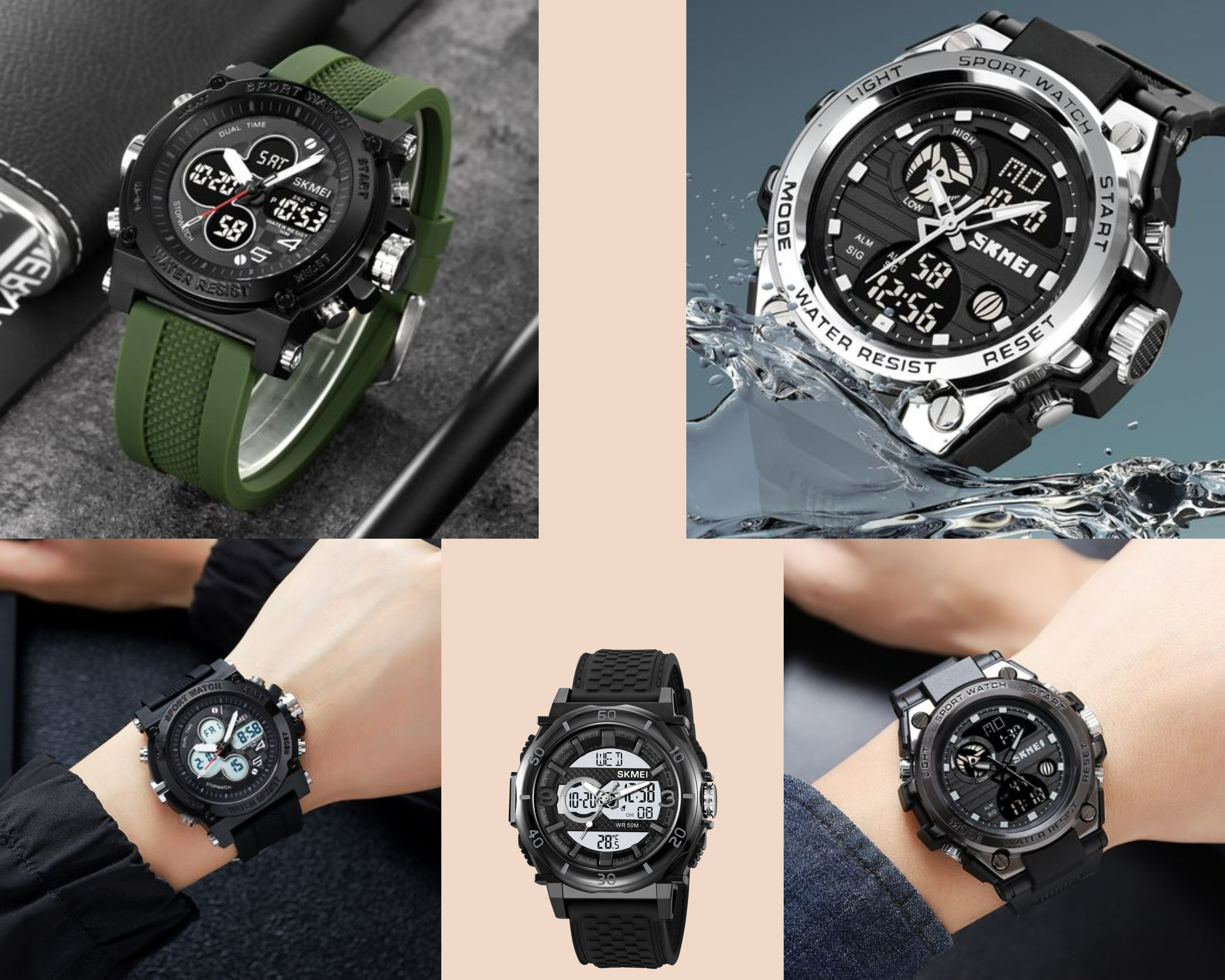 DIGITAL & ANALOG SPORT WATCHES – sosolar