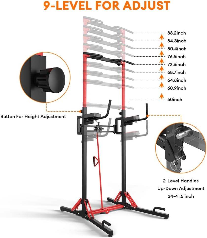 Foldable Collapsible Pull-Up Fitness Station – sosolar